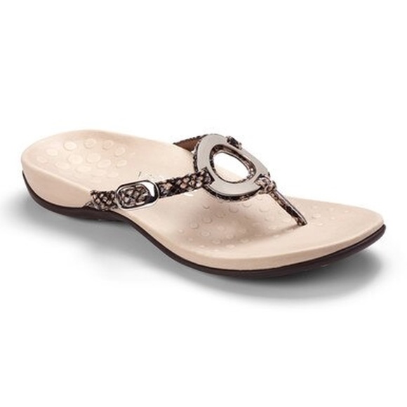 Vionic | Shoes | Vionic Rest Karina Sandals Natural Snake | Poshmark